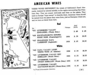 Complete Napa Valley, Calif Wine History, Early 1800s to Today